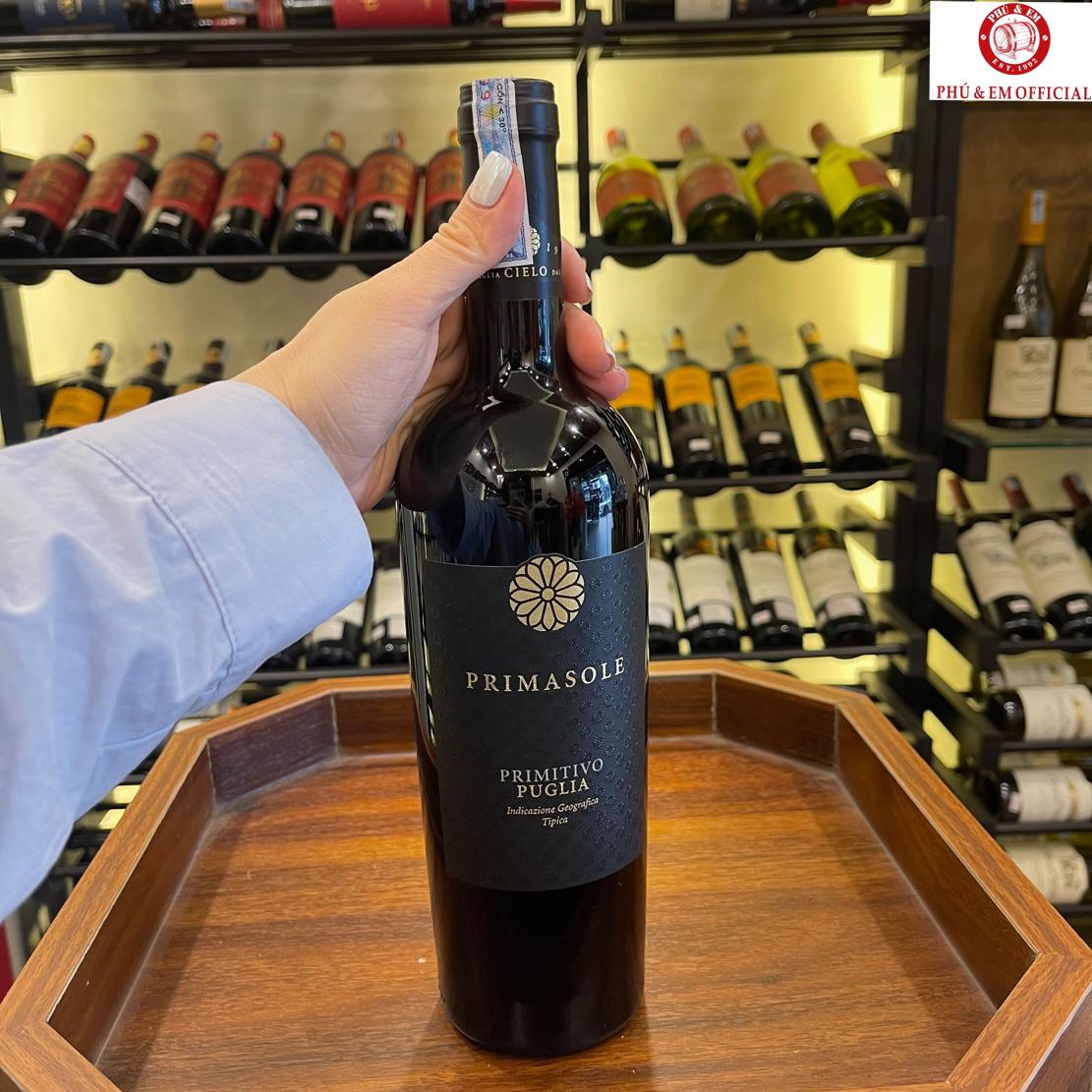 Rượu Vang Đỏ Ý Primasole Primitivo – PHU EM FOOD & WINE
