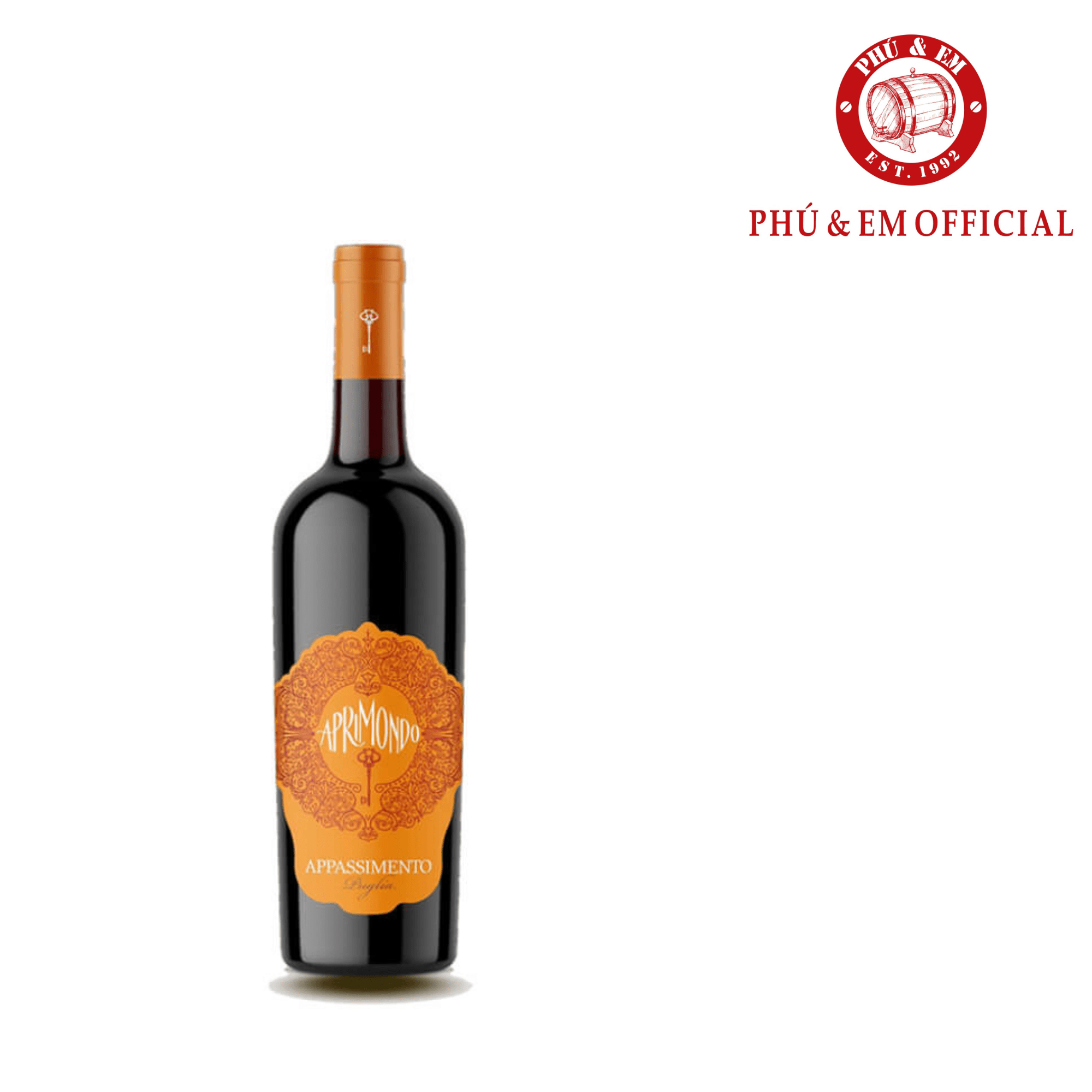 Rượu Vang Đỏ Ý Aprimondo Appassimento Rosso Puglia – PHU EM FOOD & WINE