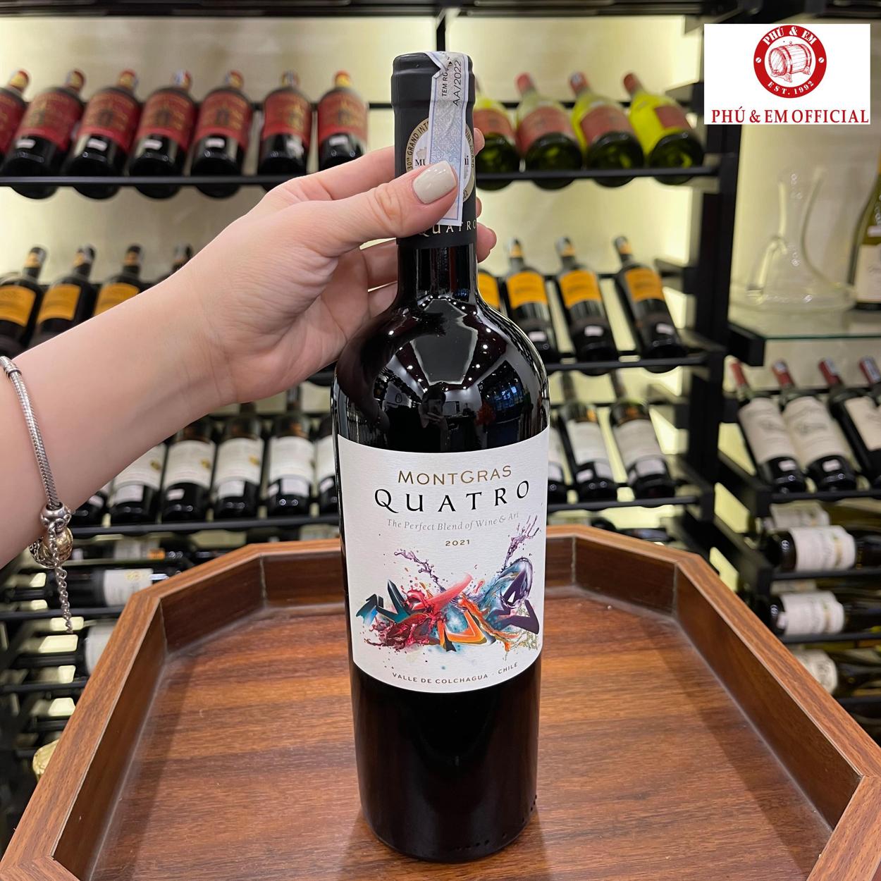 Rượu Vang Đỏ Chile MontGras Quatro – PHU EM FOOD & WINE