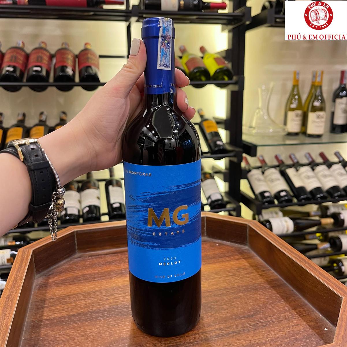 Rượu Vang Đỏ Chile MontGras MG Estate Merlot – PHU EM FOOD & WINE